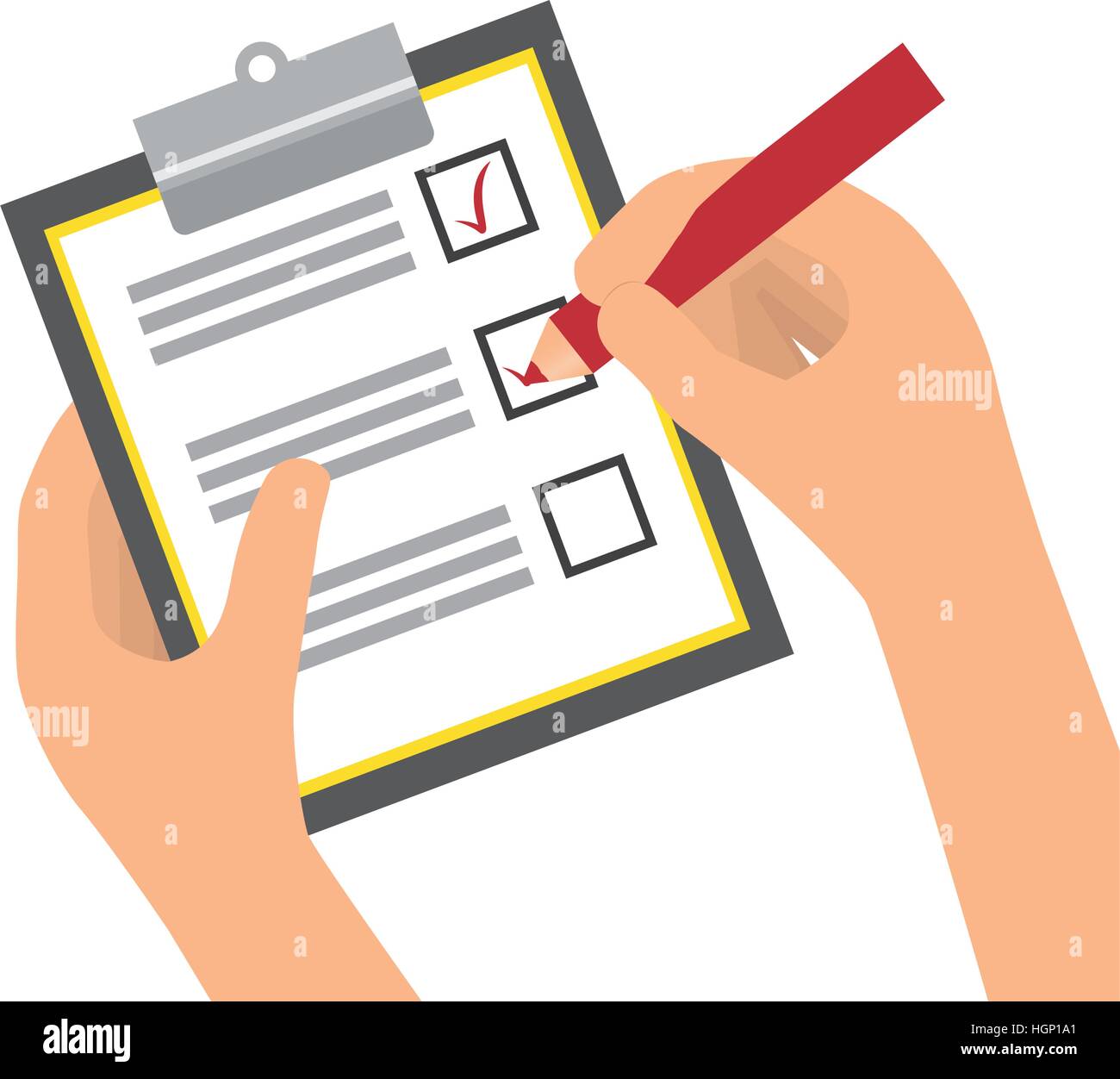 checklist with square cases icon image vector illustration design Stock ...