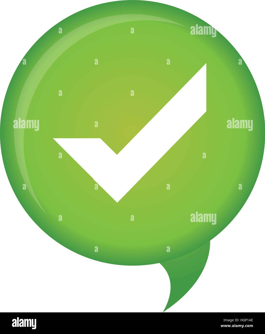 green check mark icon image vector illustration design Stock Vector ...