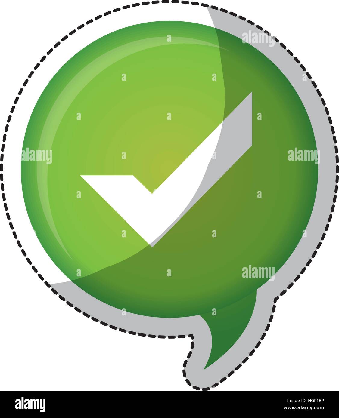 green check mark accept icon image vector illustration design Stock Vector Image & Art - Alamy