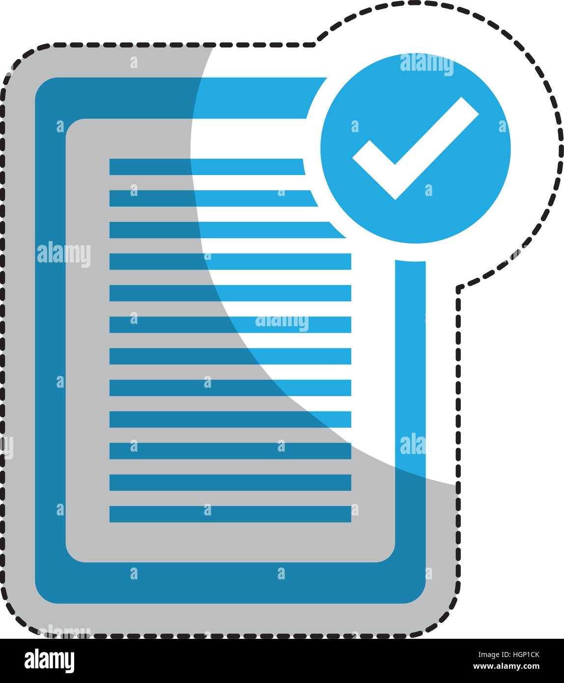 paper document with check mark icon image vector illustration design ...