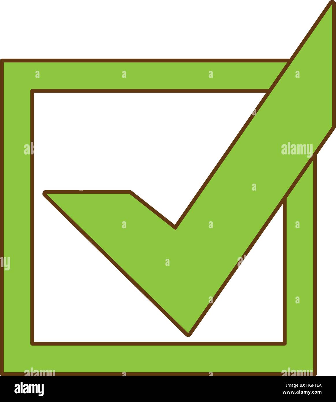 green check mark accept icon image vector illustration design Stock Vector Image & Art - Alamy