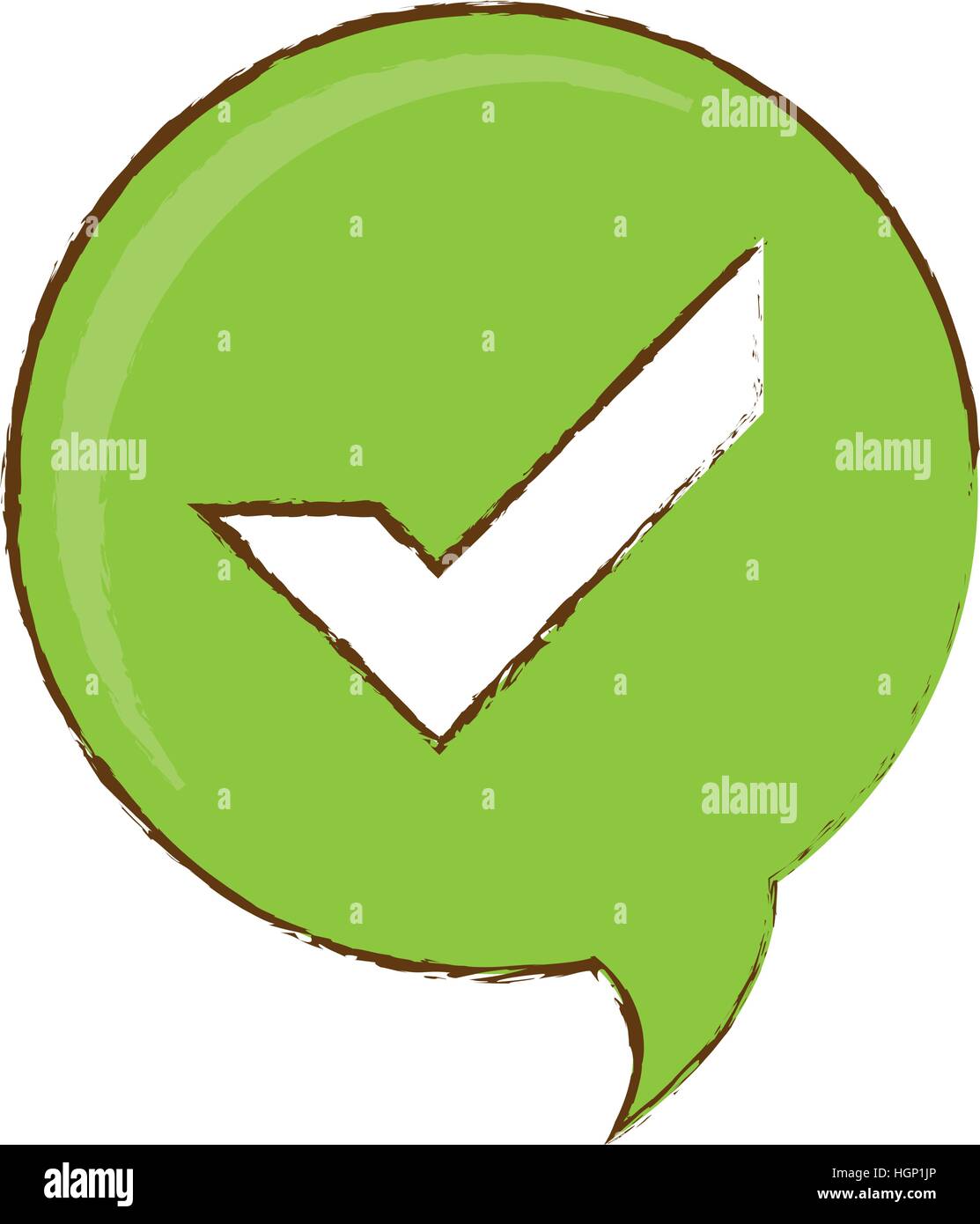 green check mark accept icon image vector illustration design Stock Vector Image & Art - Alamy