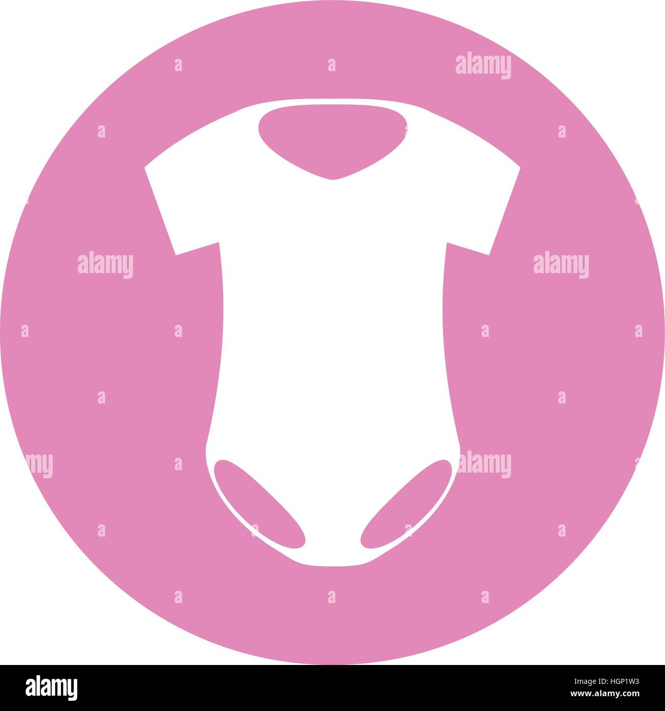 baby clothes icon over white background. vector illustration Stock ...