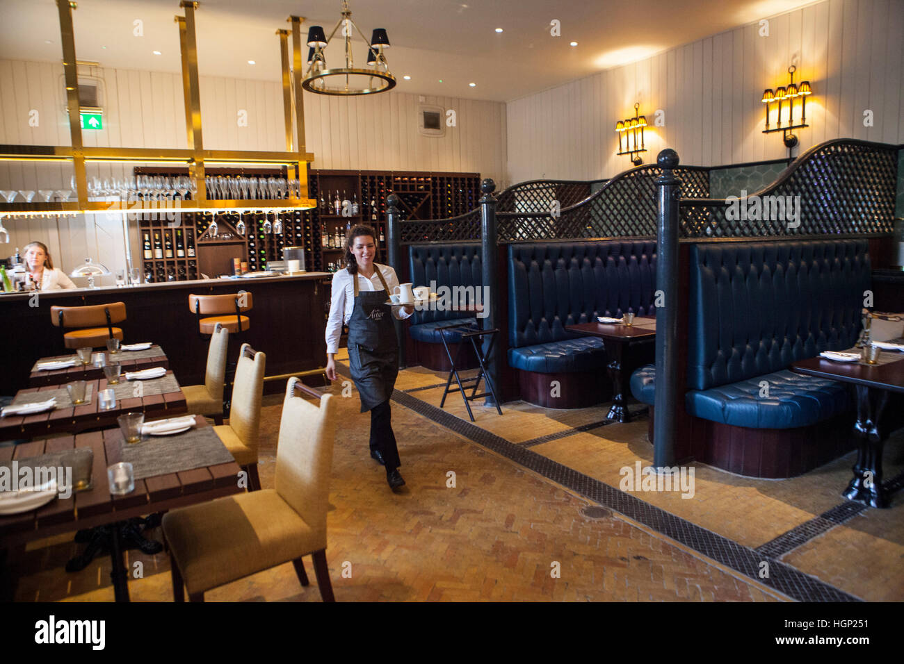 The Interior to the Astor Grill in Cliveden House, in Berkshire Stock ...