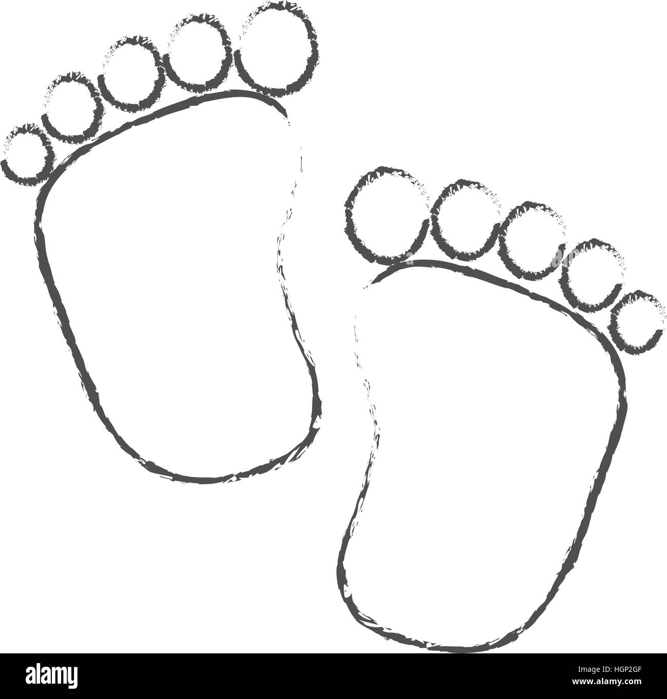 Happy healthy feet Stock Vector Images - Alamy
