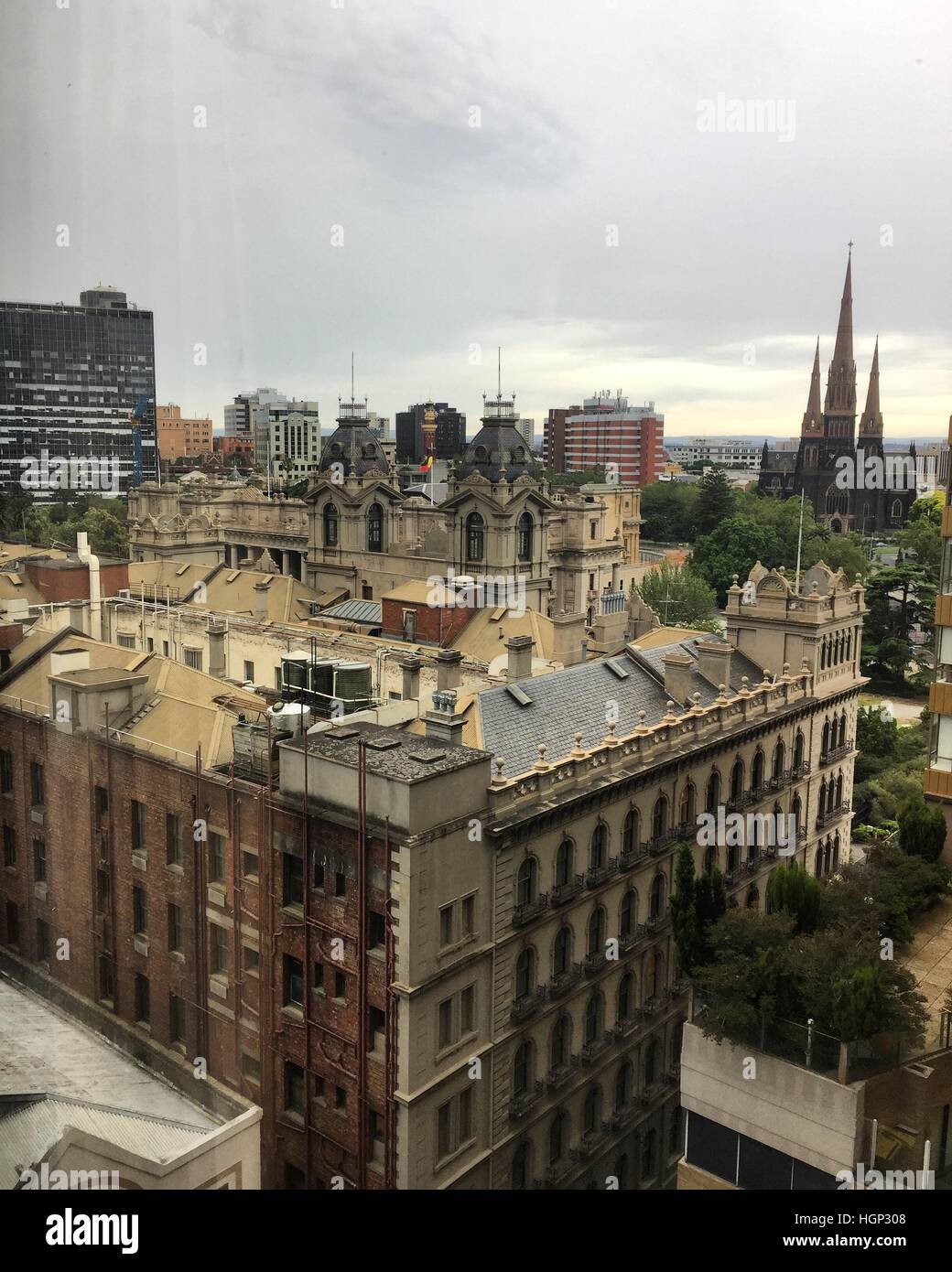 View from above Melbourne, Australia Stock Photo - Alamy