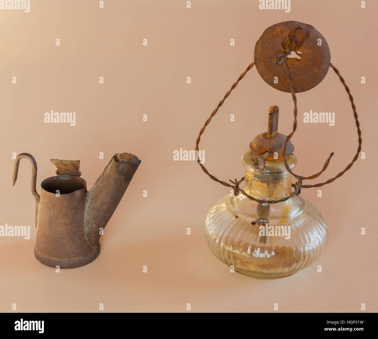 Vintage miners lamp hi-res stock photography and images - Alamy