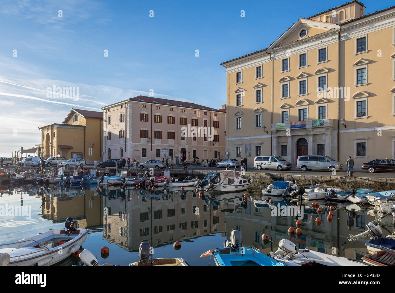 Piran port boats sea hi-res stock photography and images - Alamy