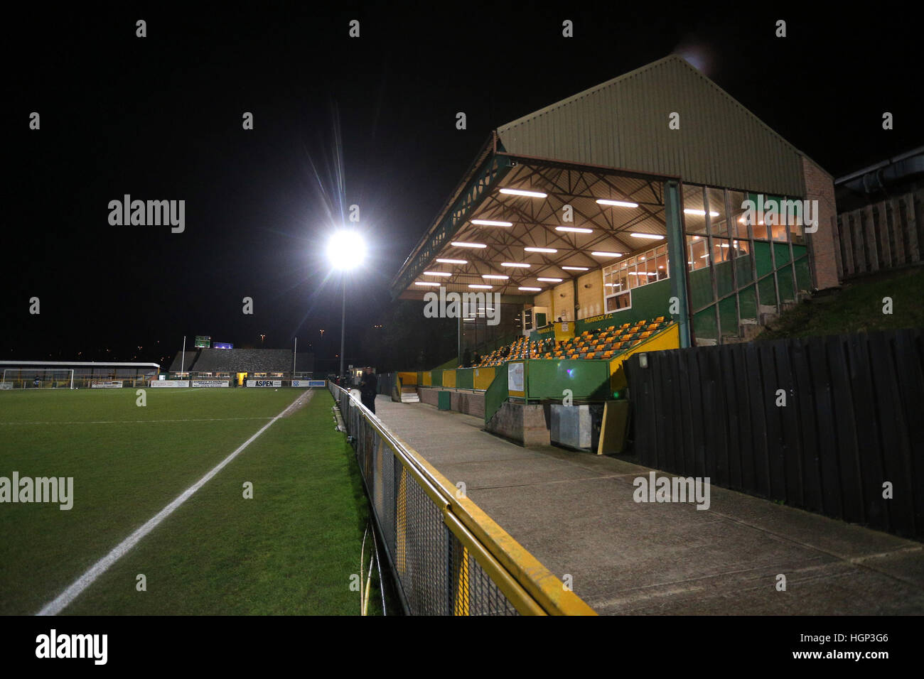 Generlal view of the ground during Romford vs Thamesmead Town, Ryman ...