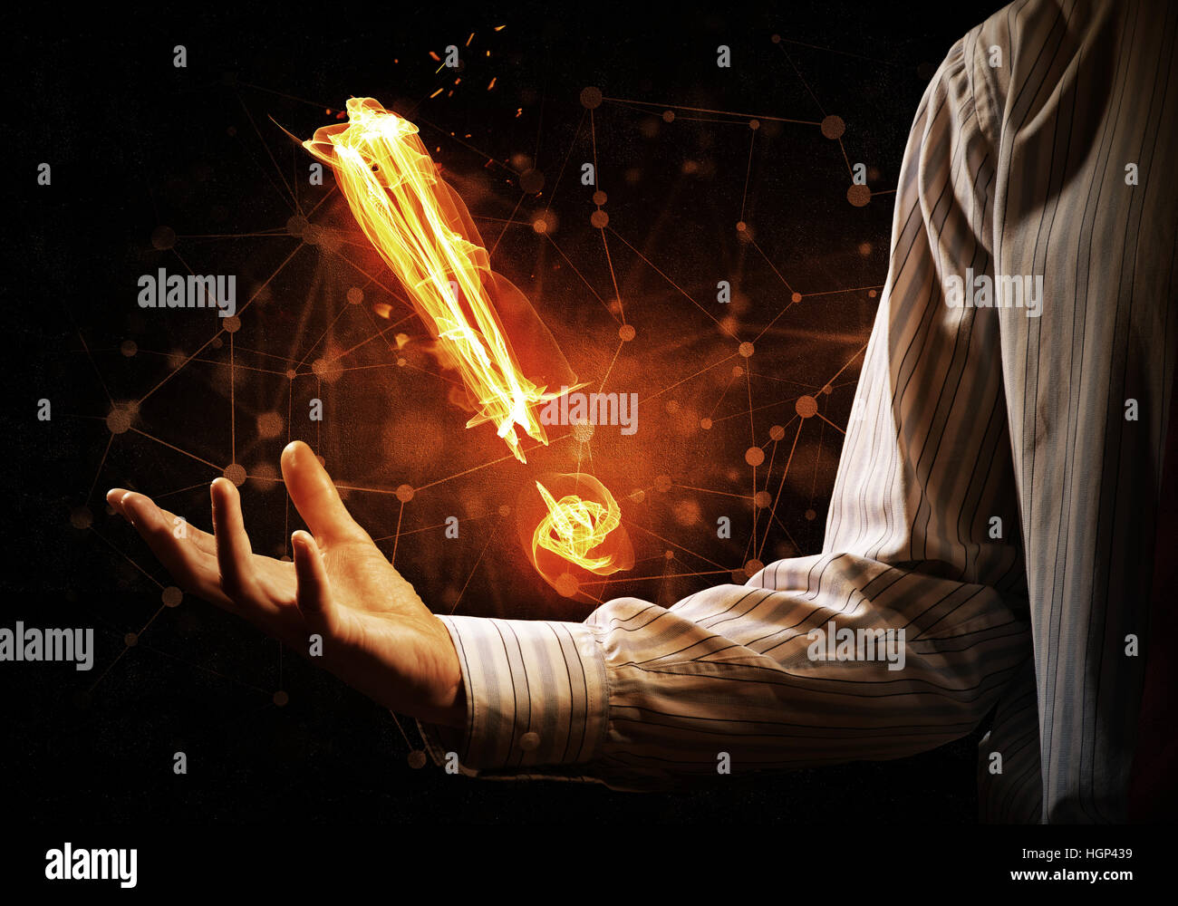 Fire exclamation mark hi-res stock photography and images - Alamy