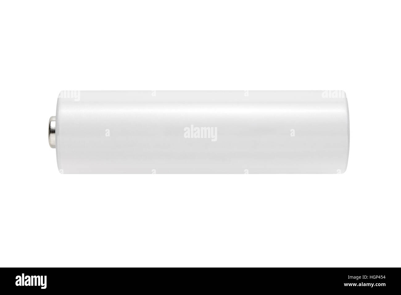 Battery mock-up isolated on white background Stock Photo - Alamy