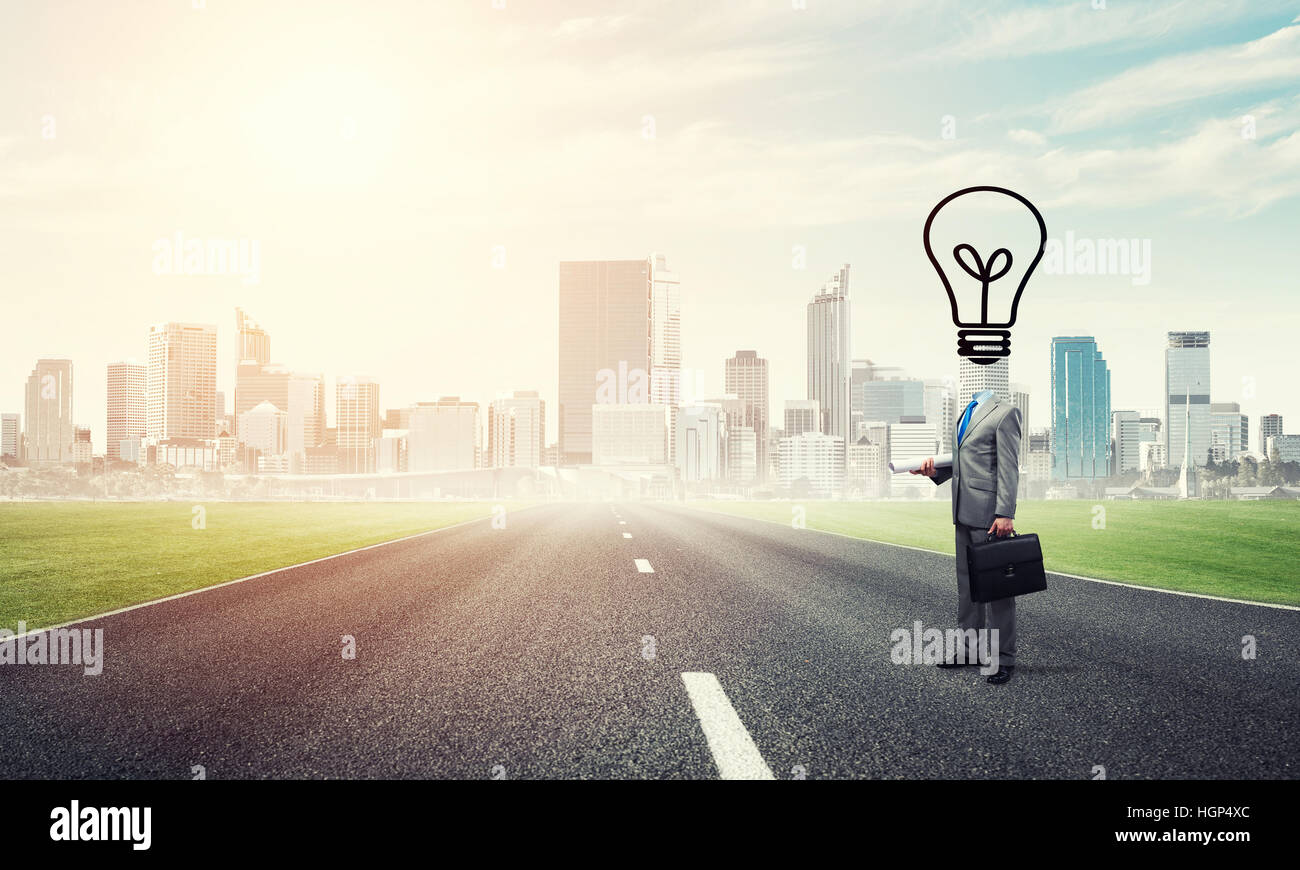 Man of creative ideas Stock Photo - Alamy