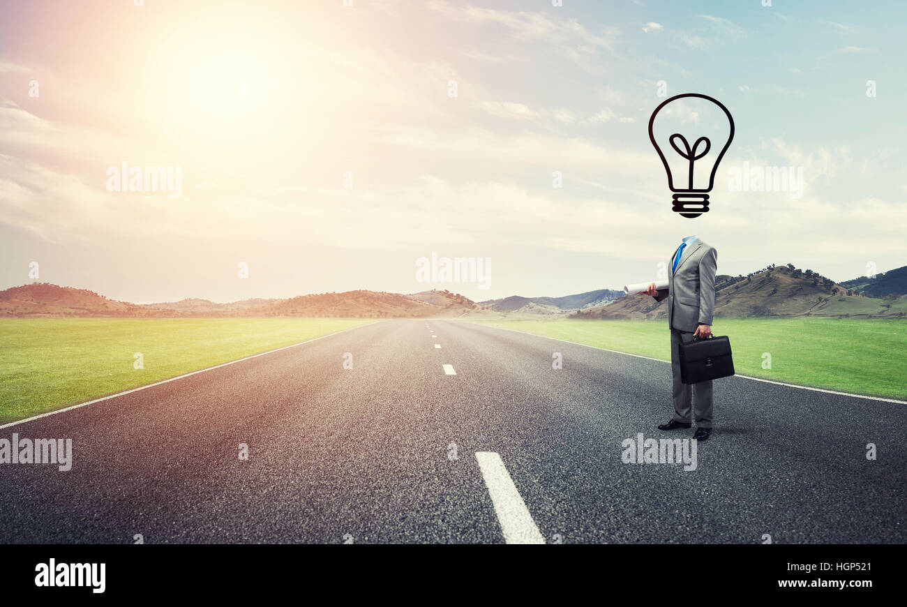 Man of creative ideas Stock Photo - Alamy
