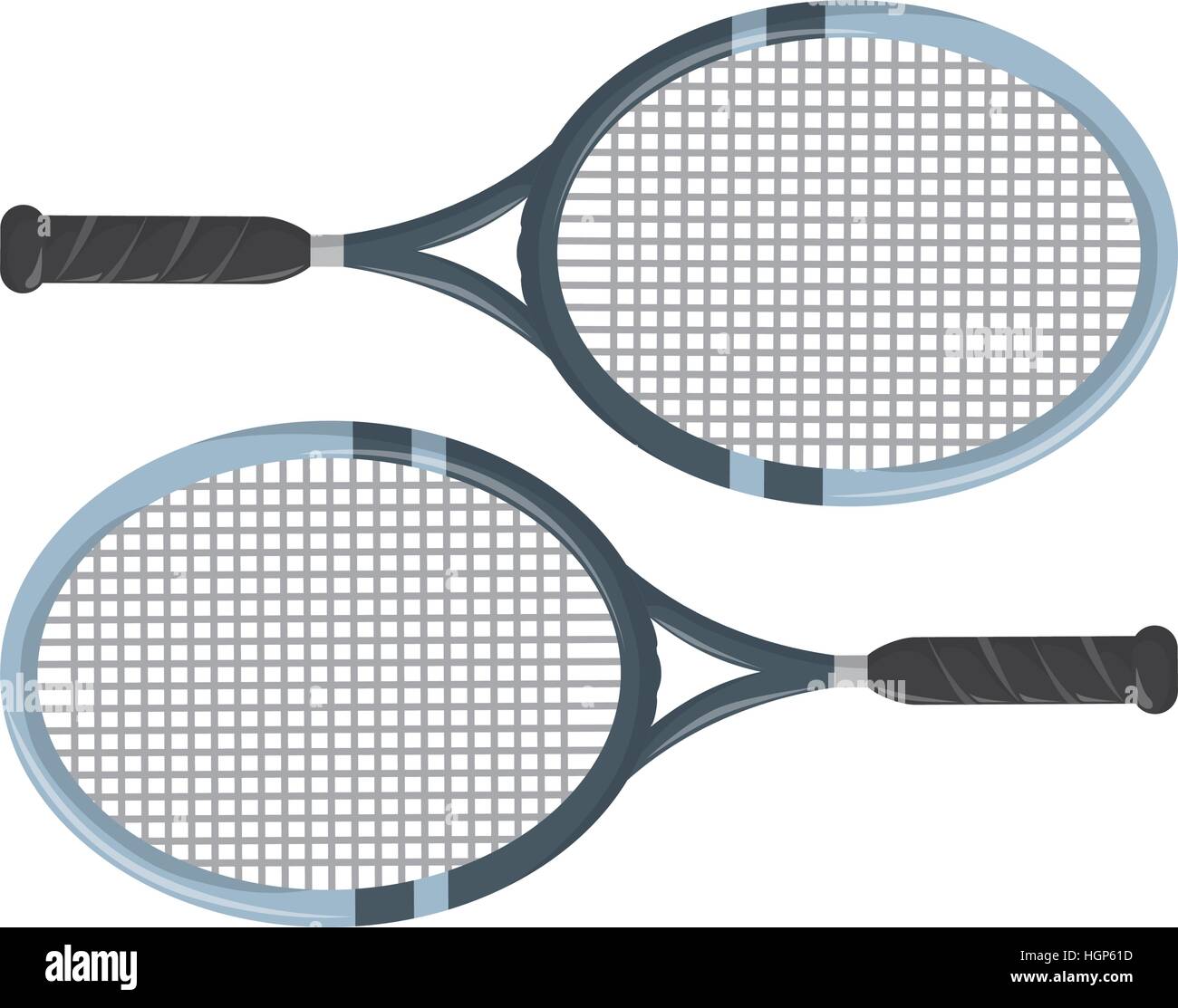 tennis rackets icon over white background. vector illustration Stock ...