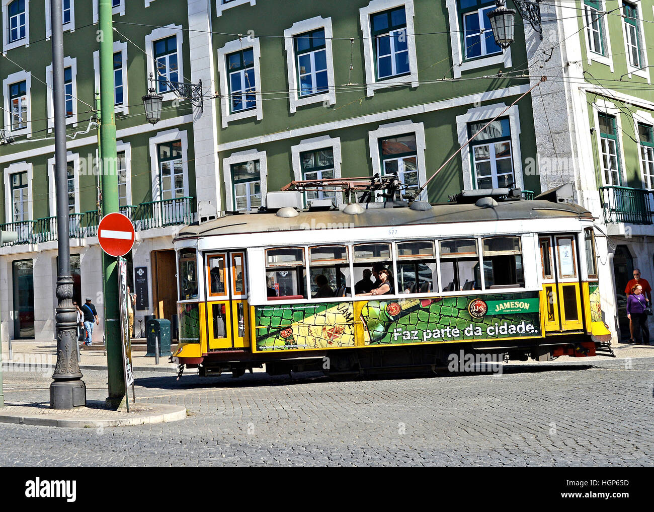 street scene Lisbon Portugal Stock Photo - Alamy