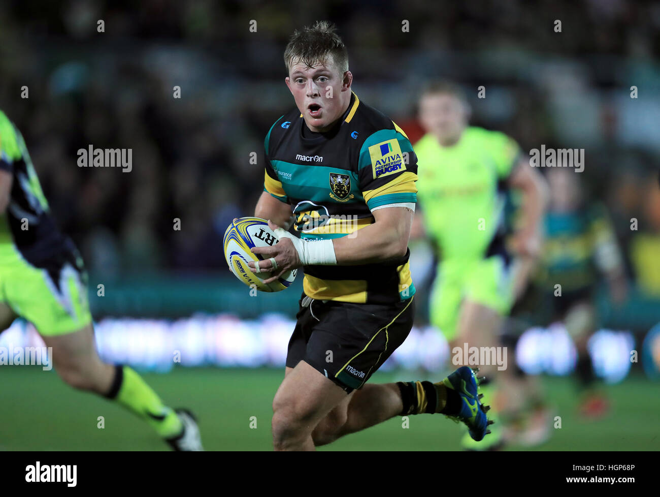 Alex Waller, Northampton Saints Stock Photo - Alamy
