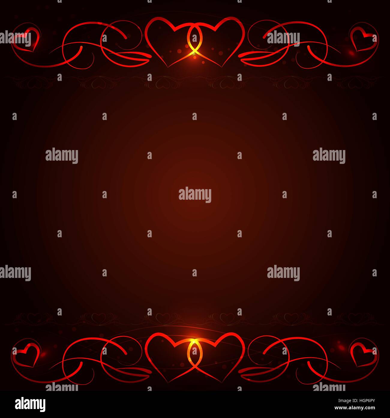 frame with hearts for your creativity Stock Vector Image & Art - Alamy