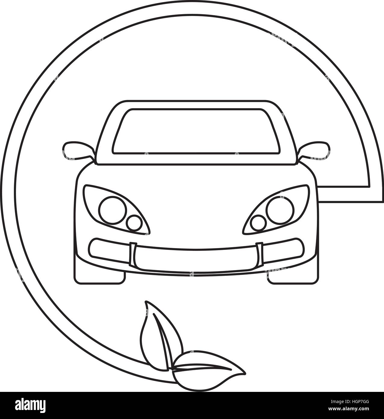 eco friendly car icon image vector illustration design Stock Vector ...