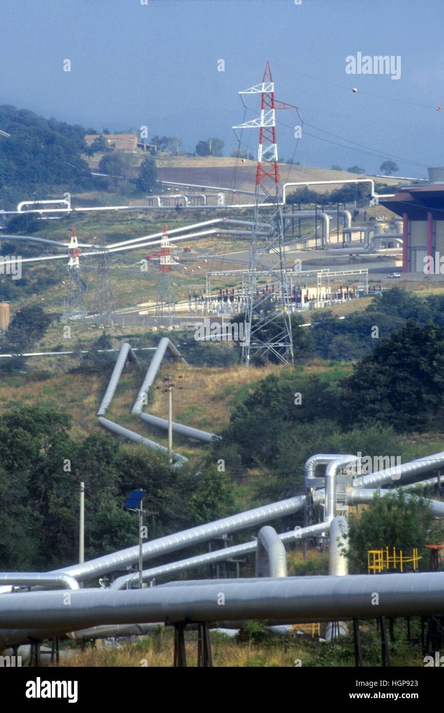 Larderello geothermal hi-res stock photography and images - Alamy