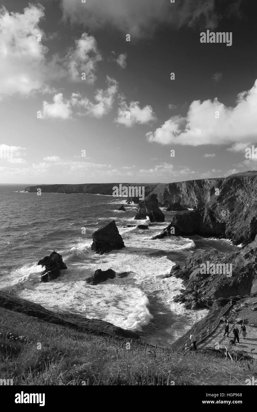 Sea stacks uk Black and White Stock Photos & Images - Alamy