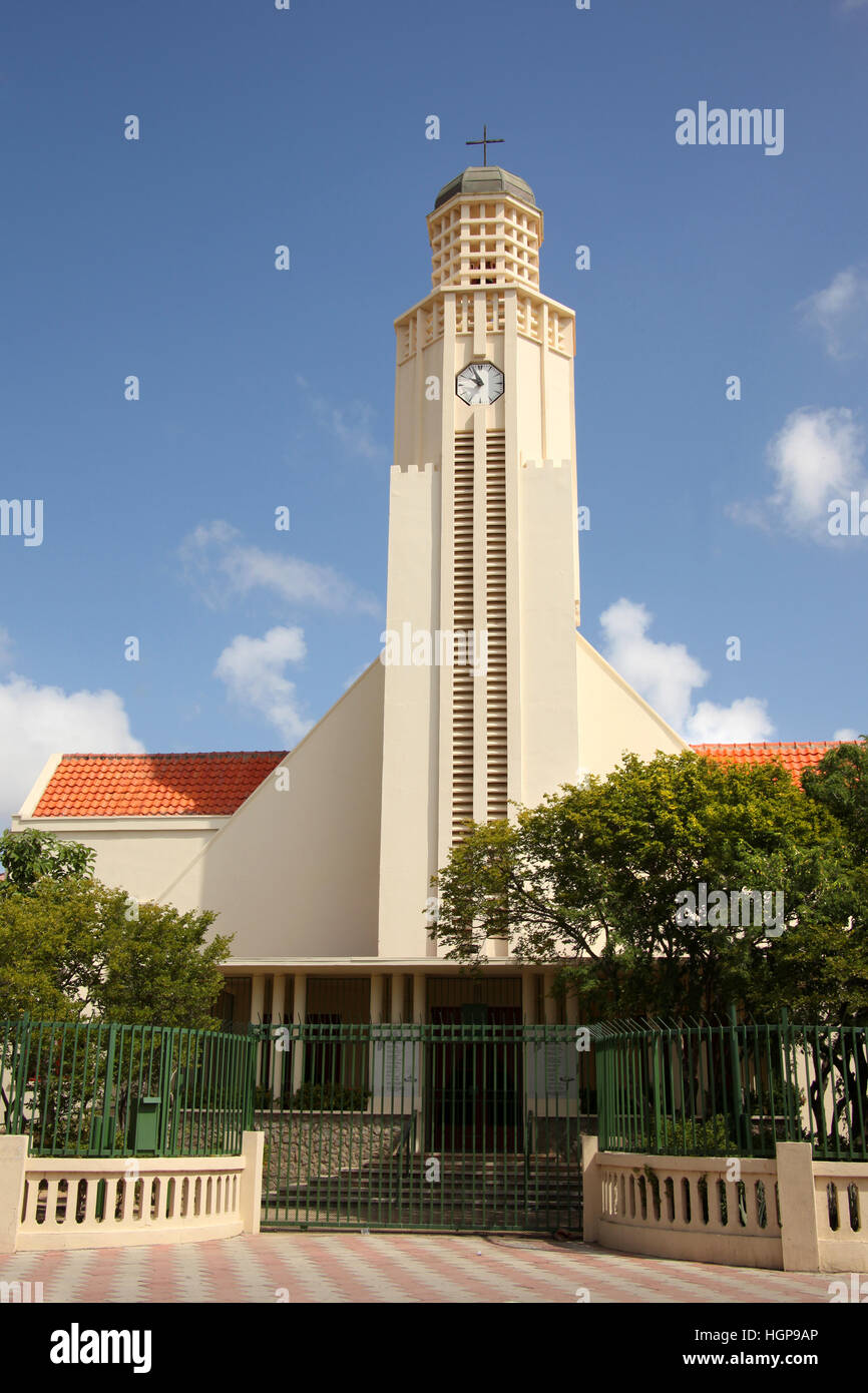 Protestant Church, Wilhelminastraat, Oranjestad, Aruba, Caribbean ...