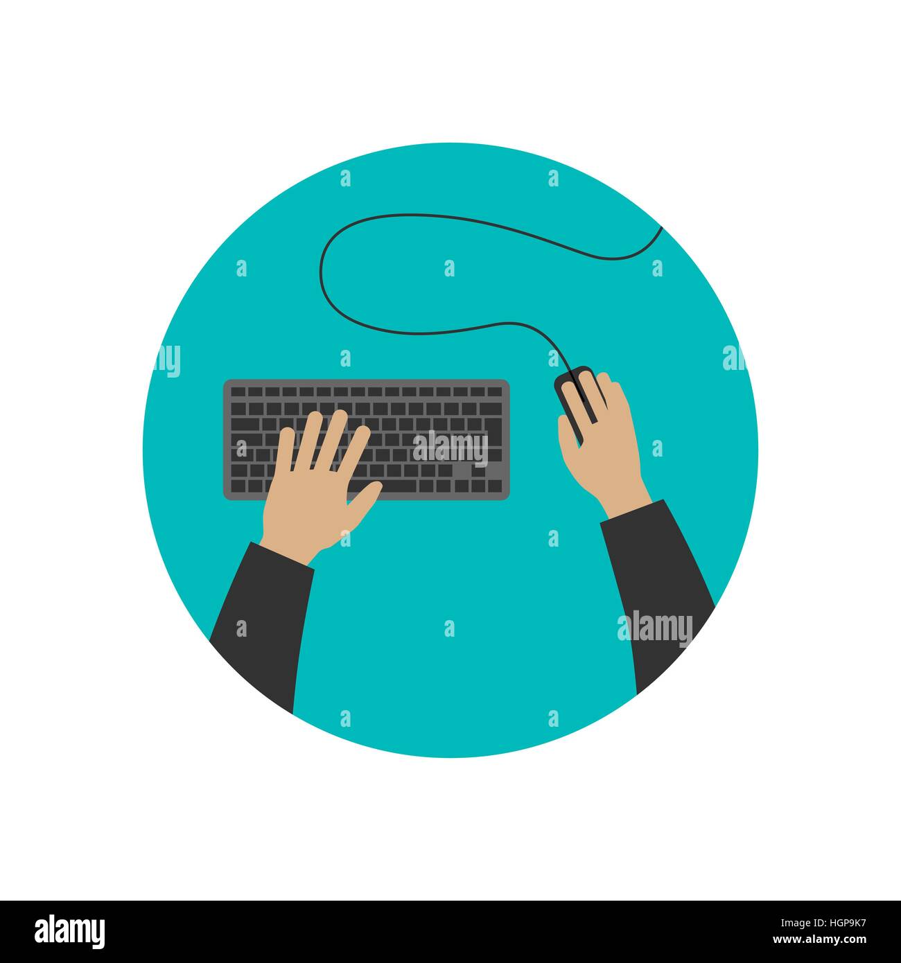 Typing Stock Vector Images Alamy