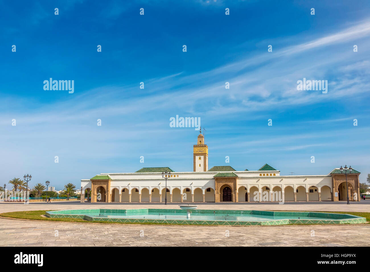 Royal Palace Mosque Rabat Morocco North Africa Stock Photo - Alamy