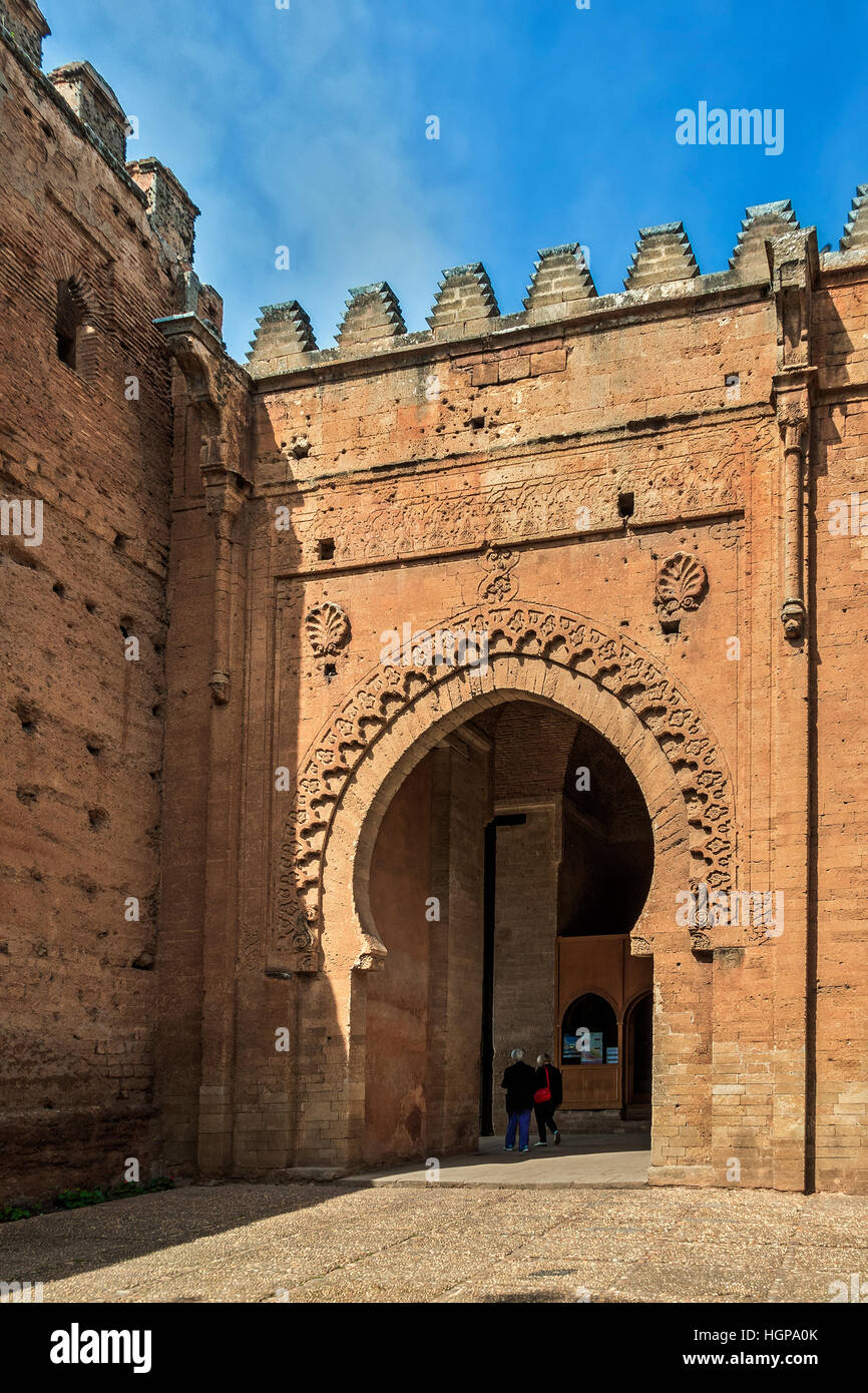 Ancient Entrance Chellah Fortress Rabat Morocco Stock Photo - Alamy