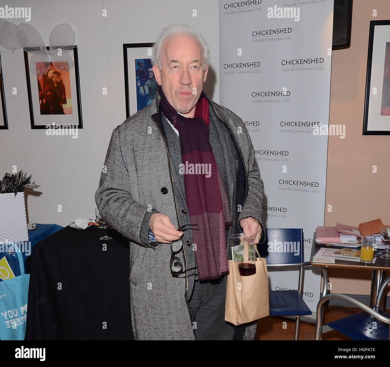 London UK Simon Callow at a Special VIP Performance Peter Pan at The ...
