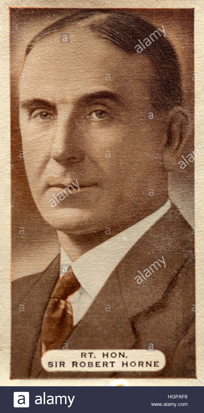 Sir Robert Horne, Scottish unionist politician Stock Photo - Alamy