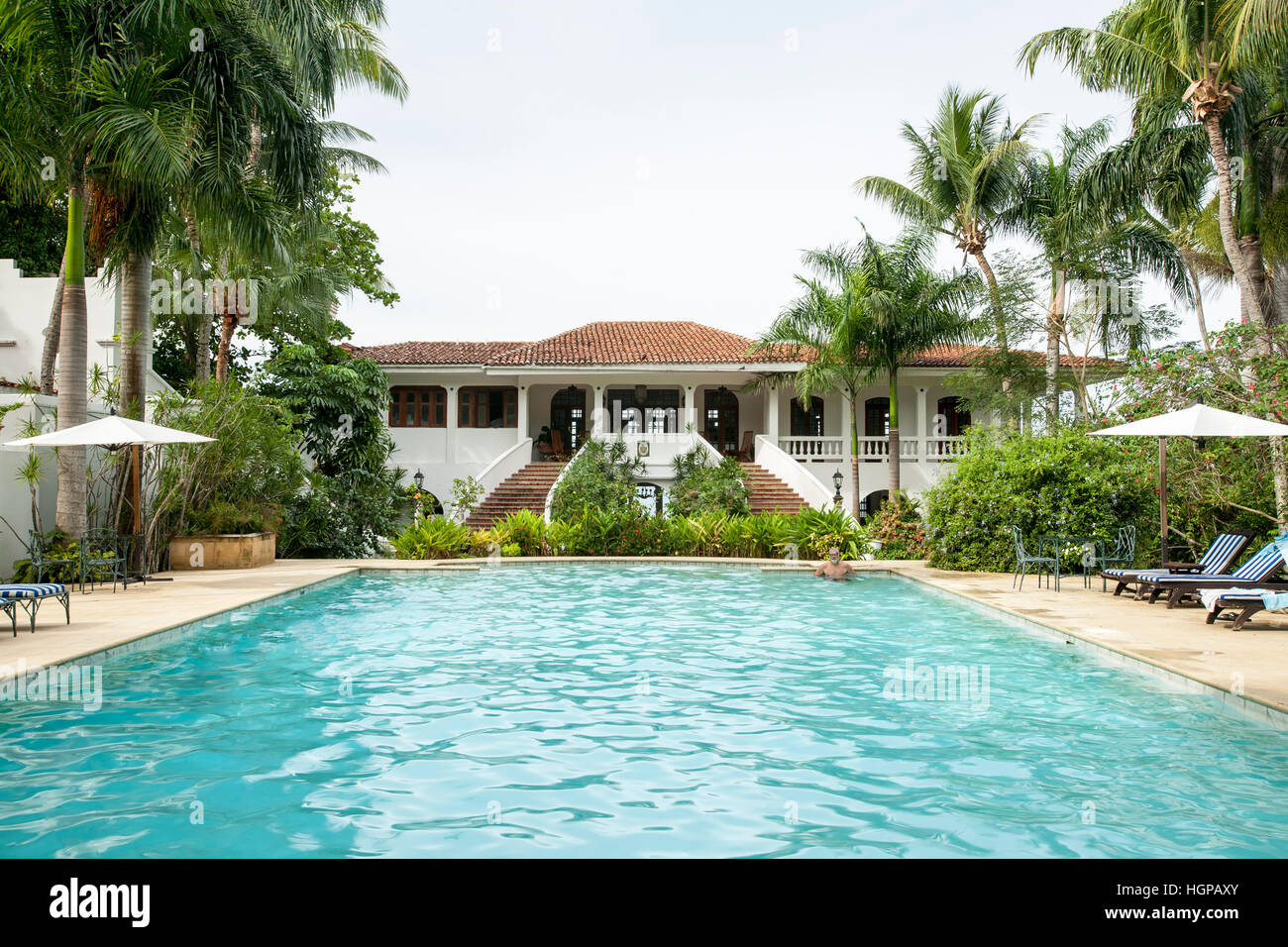 Main pool, Horned Dorset Primavera, Rincon, Puerto Rico Stock Photo - Alamy