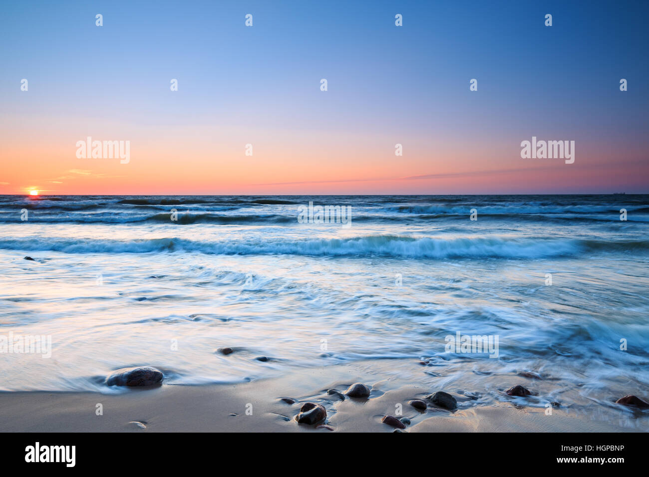 Baltic sunset hi-res stock photography and images - Alamy