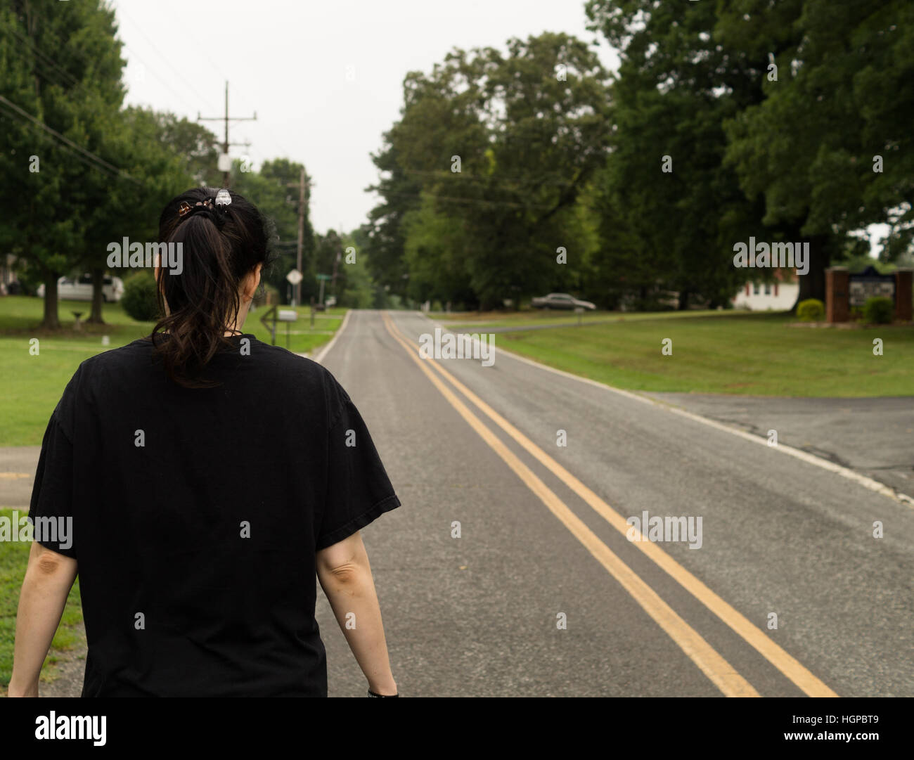 Lady walk hi-res stock photography and images - Alamy
