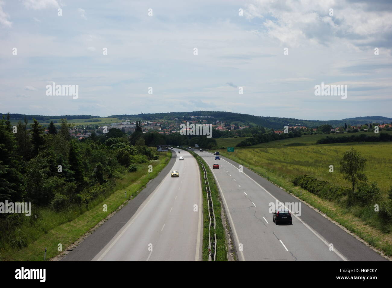 Czech highway hi-res stock photography and images - Alamy