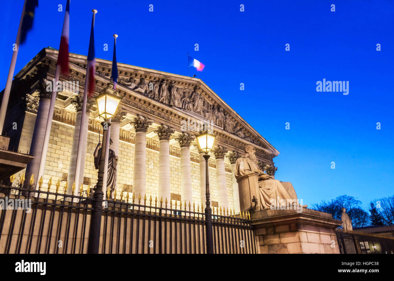 The National assembly is the lower house of the French parliament. The ...