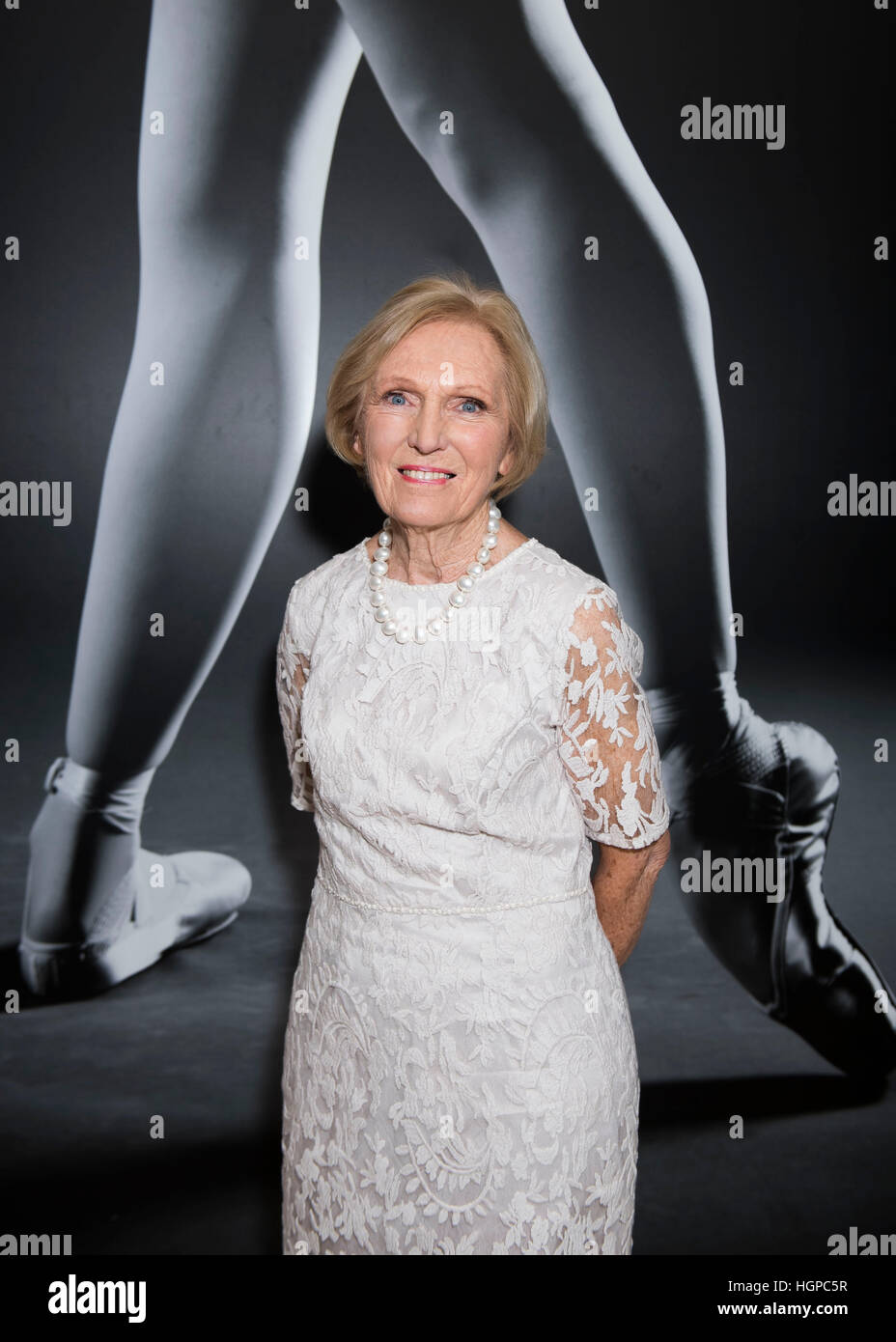 Mary Berry attending the opening night party of English National Ballet ...