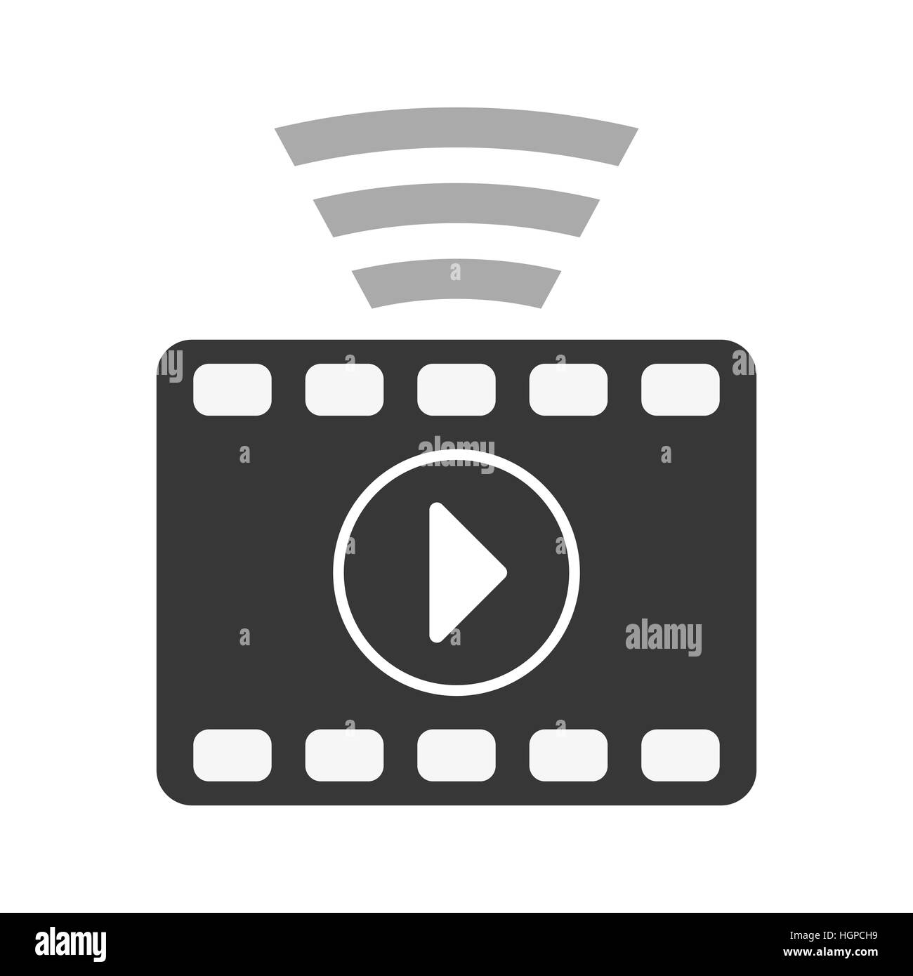 video or film icon image Stock Photo - Alamy