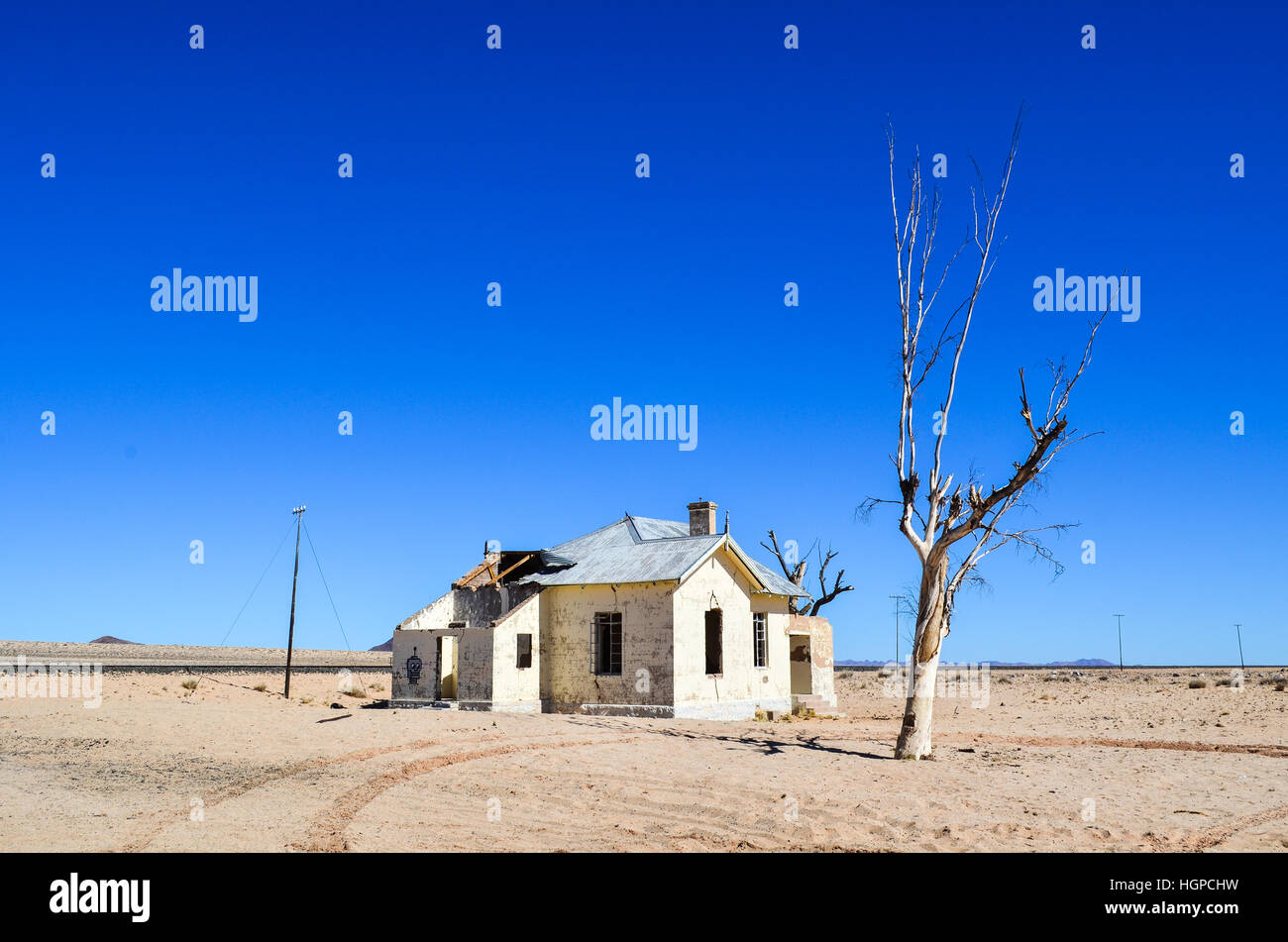 Garub train station, between Aus and Luderitz, Namibia Stock Photo - Alamy
