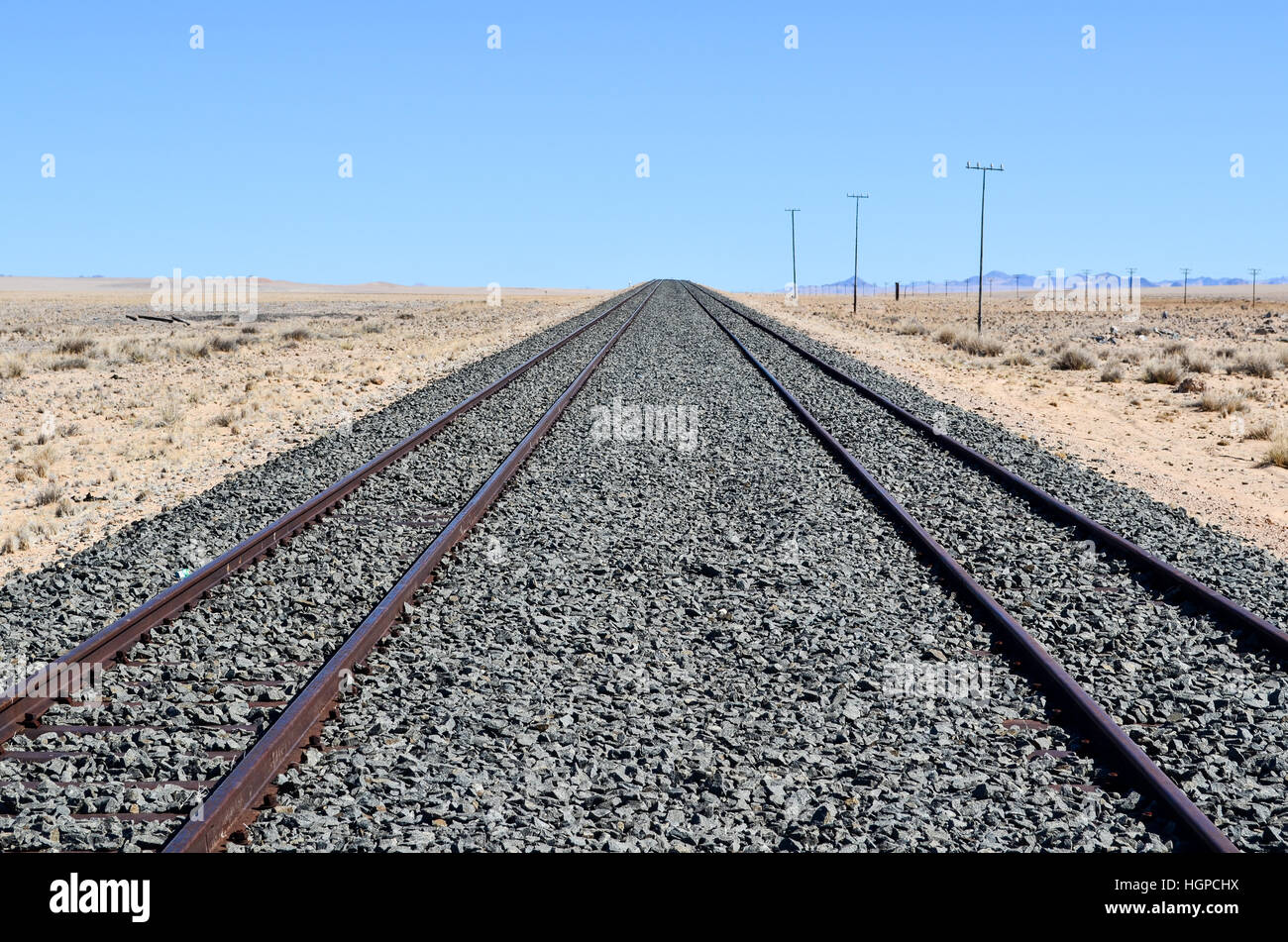 Garub train station, between Aus and Luderitz, Namibia Stock Photo - Alamy