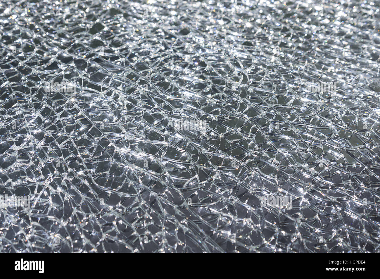 Broken silver mirror glass background Stock Photo - Alamy