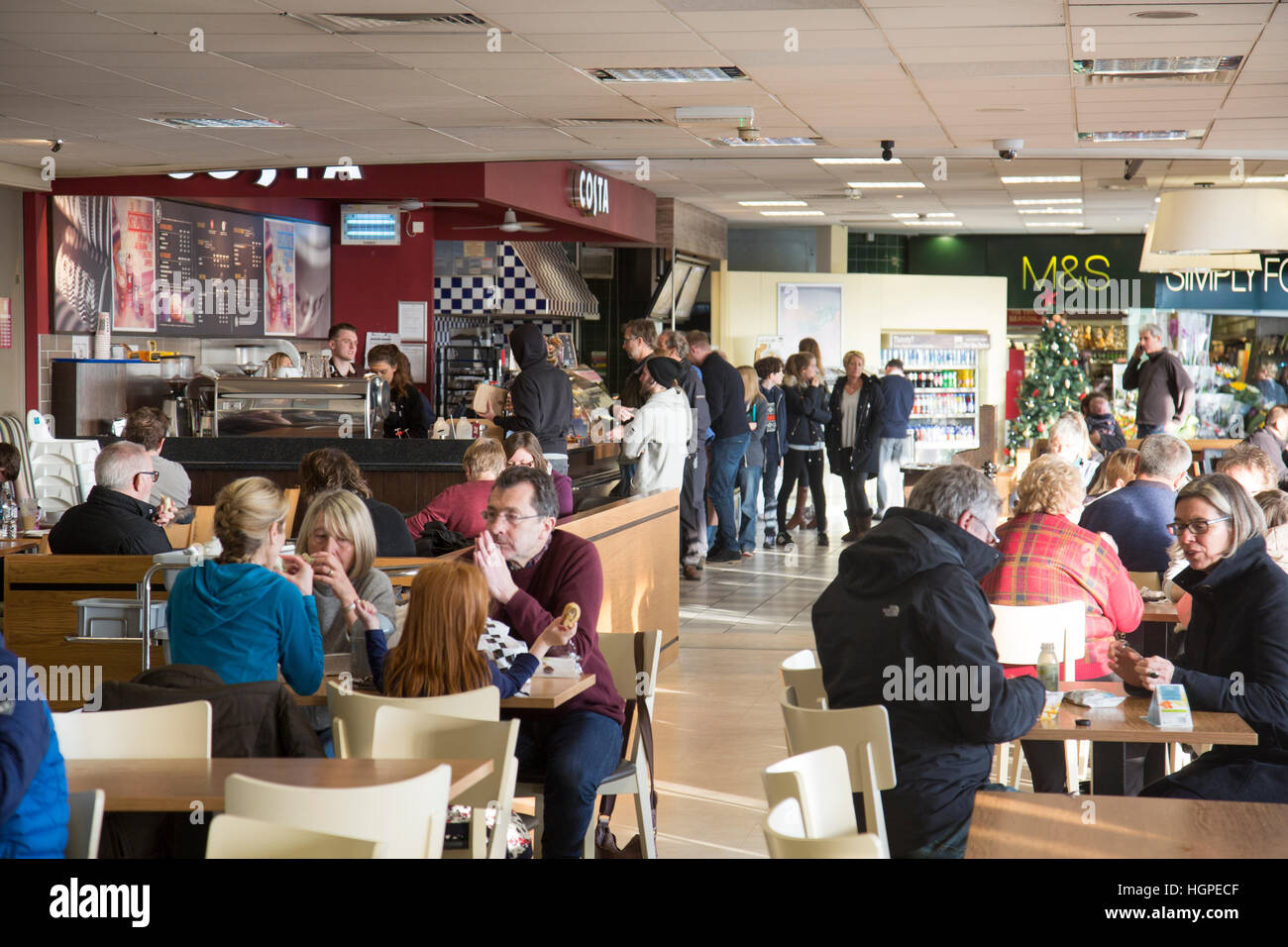 Costa coffee motorway service station hi-res stock photography and ...