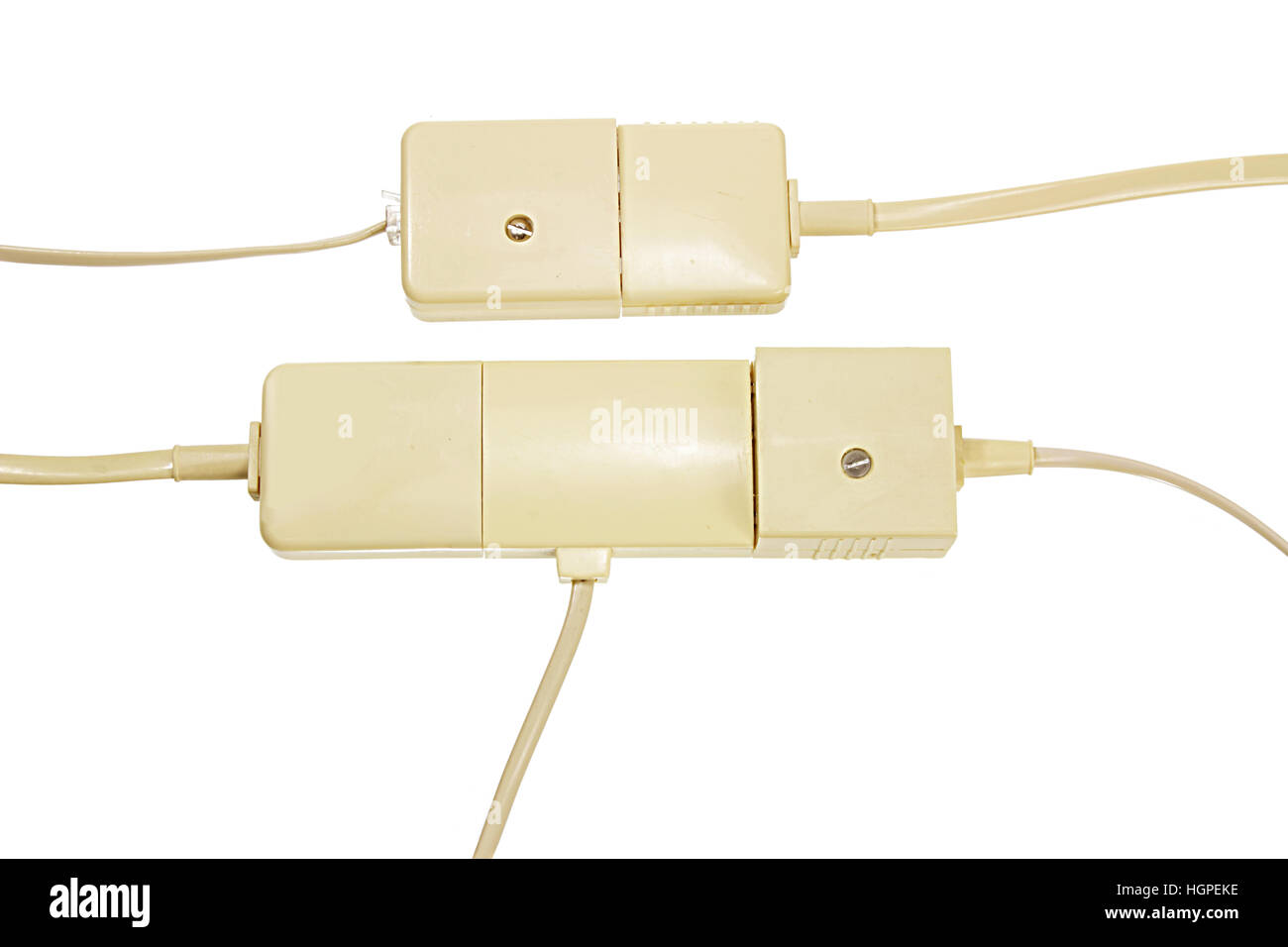 Telephone Plugs and Sockets Stock Photo - Alamy