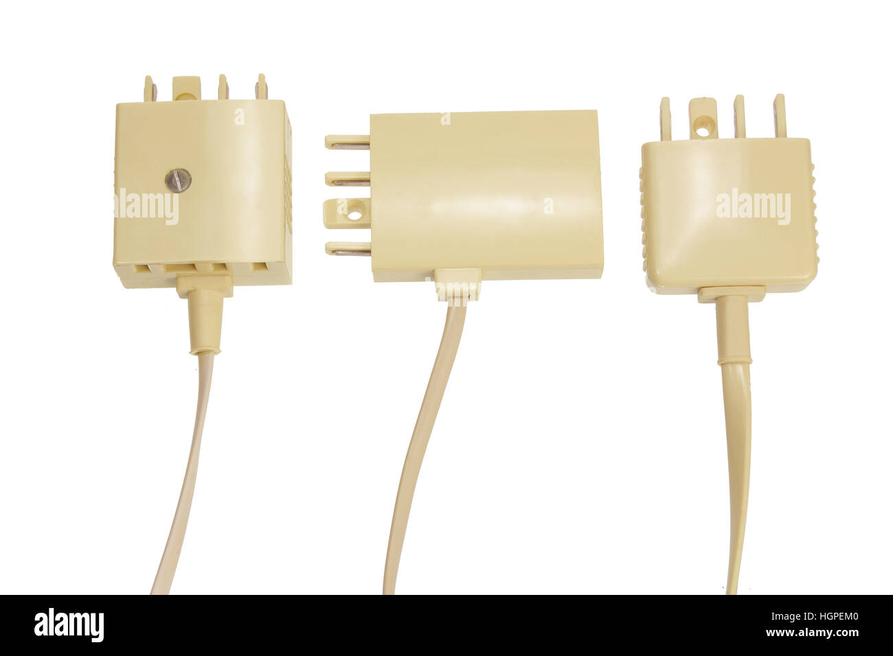 Telephone Plugs and Sockets Stock Photo - Alamy