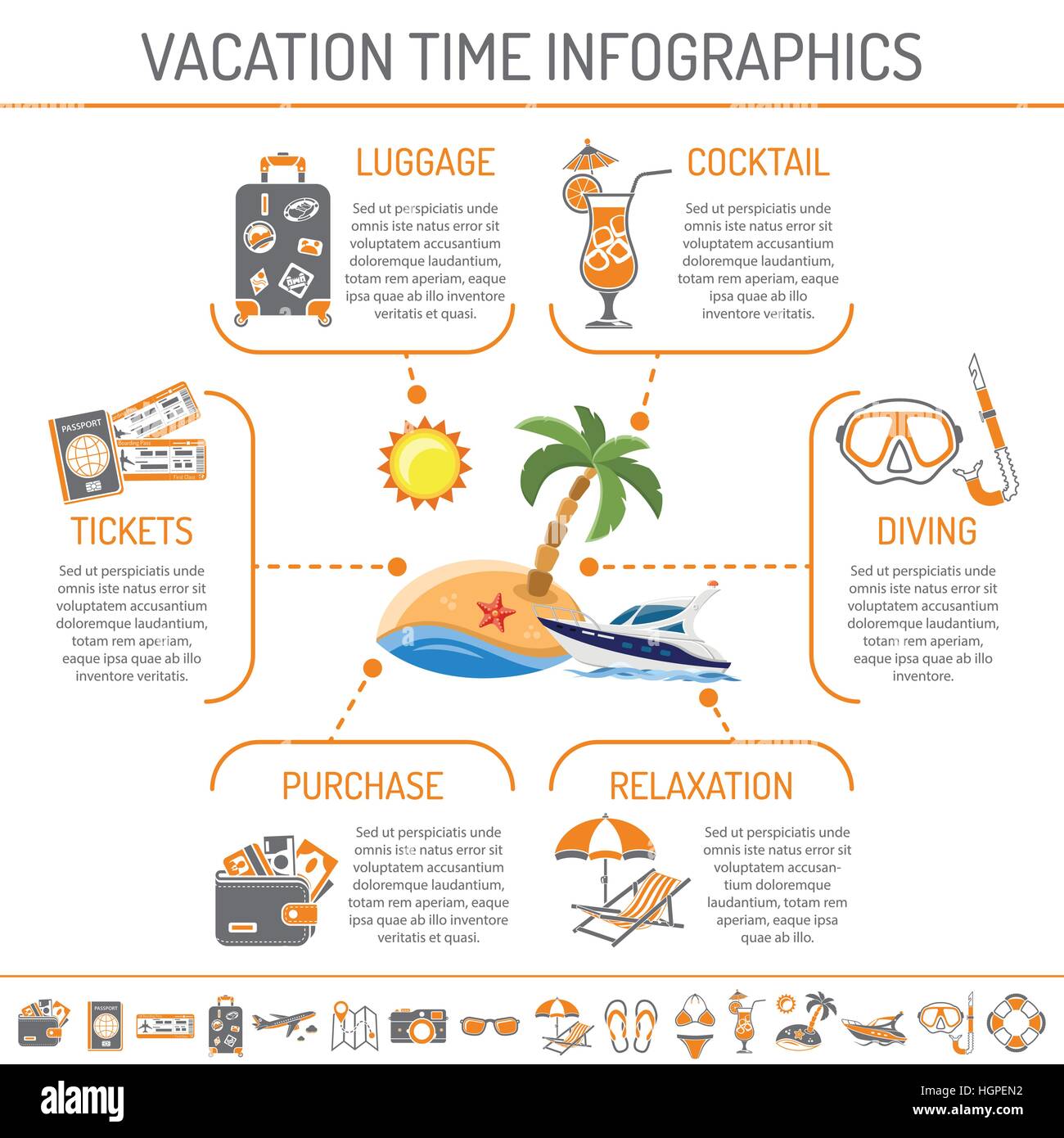 Vacation and Tourism infographics Stock Vector Image & Art - Alamy