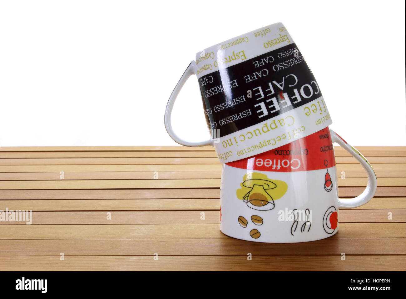 Porcelain mugs hi-res stock photography and images - Alamy