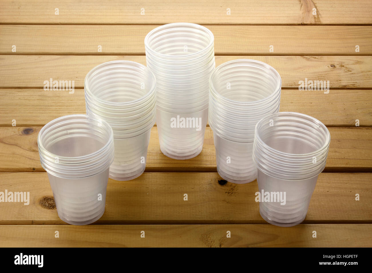 Transparent plastic cups hi-res stock photography and images - Alamy
