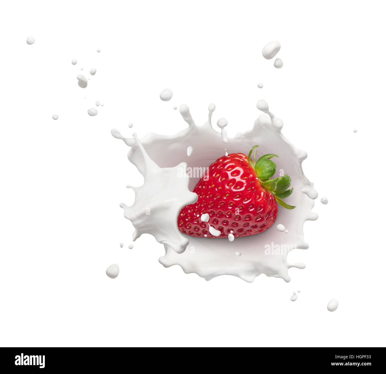 Milk top view hi-res stock photography and images - Alamy