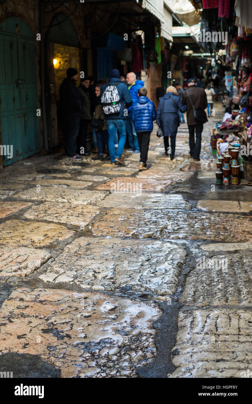 street in Jerusalem Old City, Israel Stock Photo - Alamy