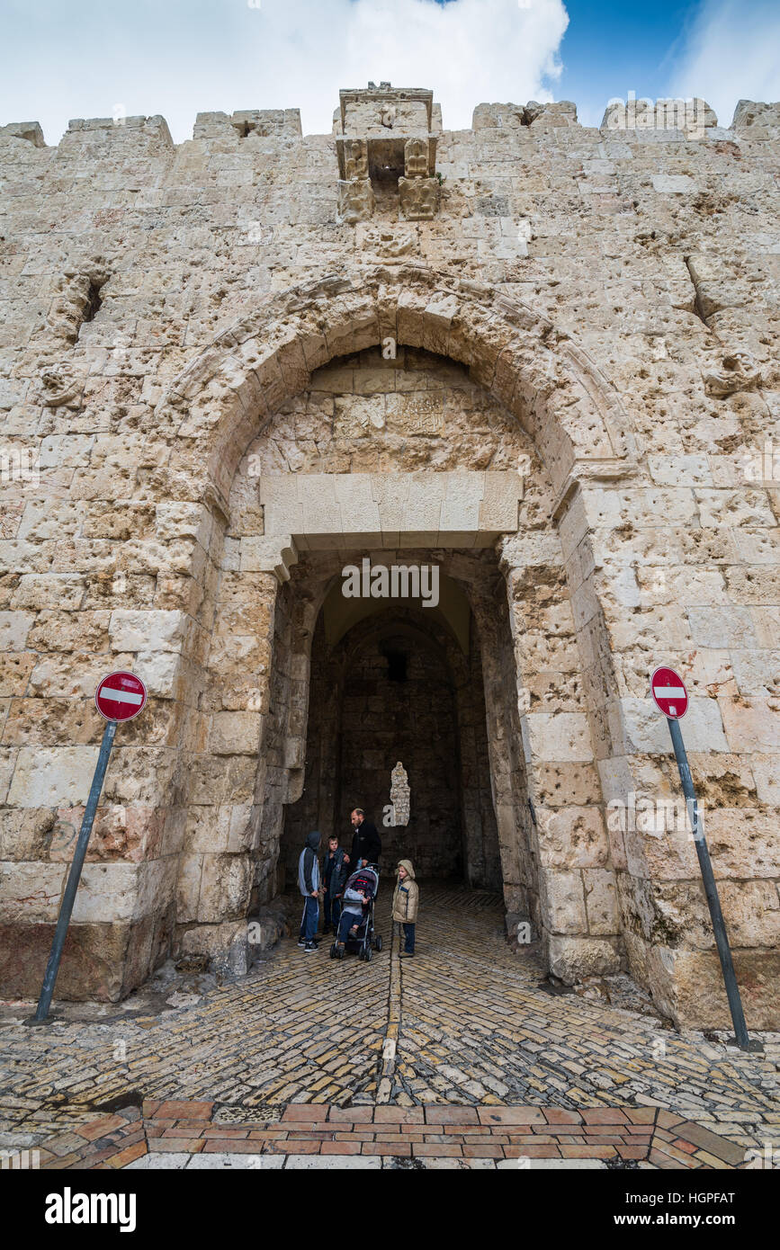 Zion town gate hi-res stock photography and images - Alamy