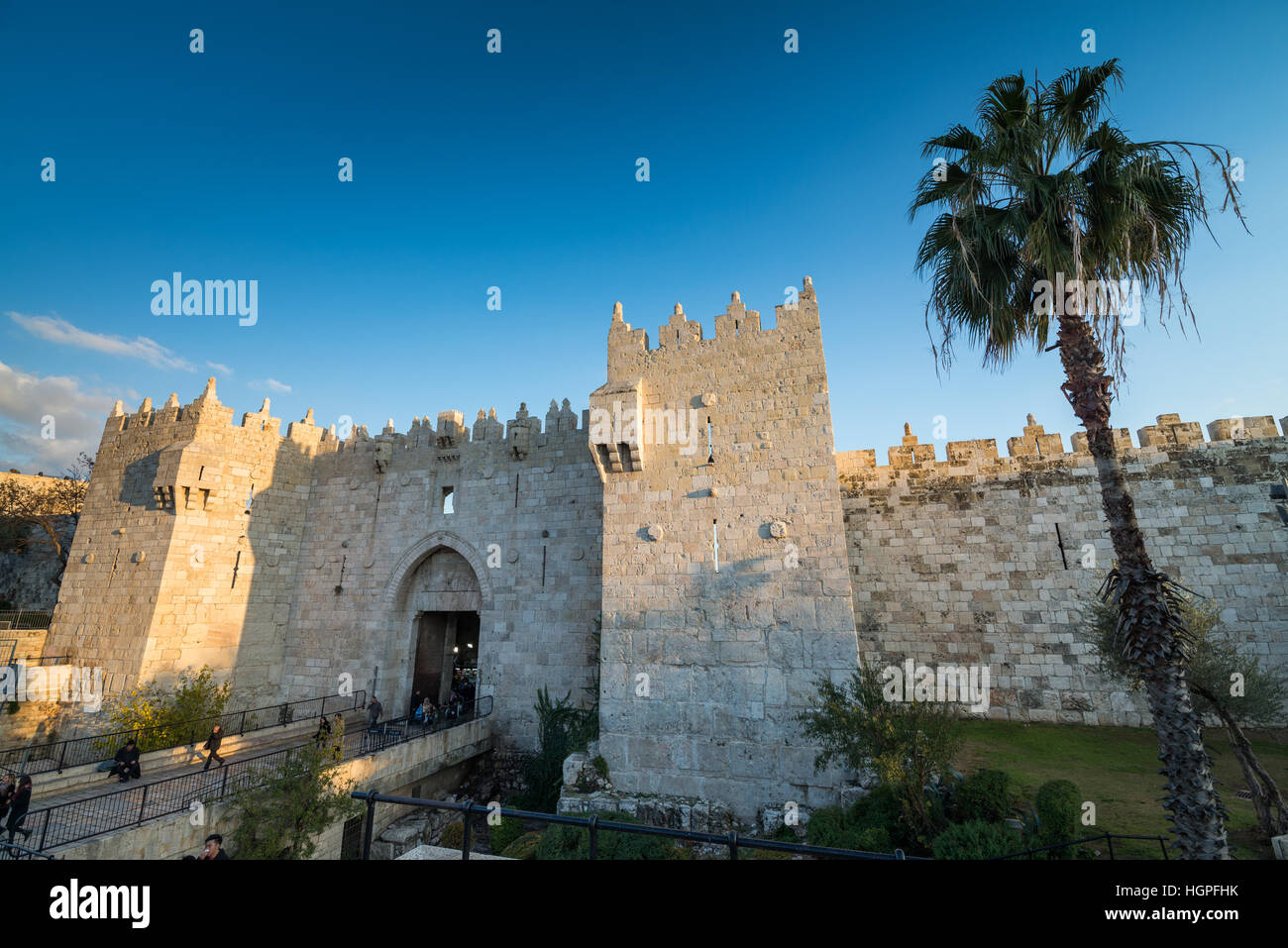 Damascus Gate in the old city, Jerusalem, Israel Stock Photo - Alamy